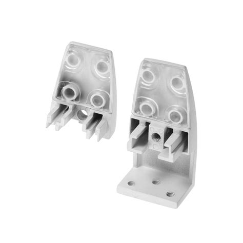 Sem02 Series 2pcs Slim Edge Mount Brackets For Desk Top Privacy Screens
