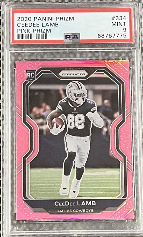 CeeDee Lamb Prizm Pink PSA Price Guide Sports Card Investor