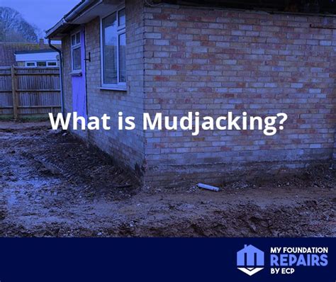 My Foundation Repairs What Is Mudjacking