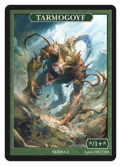 Tarmogoyf Token Token Series 2 Of Givememanas Tokens Magic The