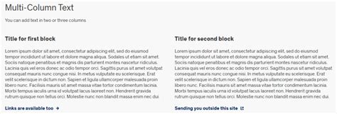 New Component Available On Red Multi Column Text Red Multisite