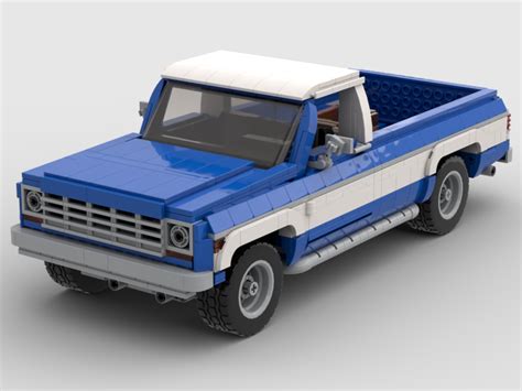 Lego Moc Chevrolet K10 Silverado 1978 By Jekajackson Rebrickable