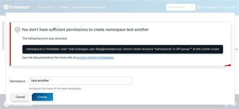 V374 Create Namespace Failed Error Message 405 Not Allowed · Issue 1895 · Vmware Tanzu