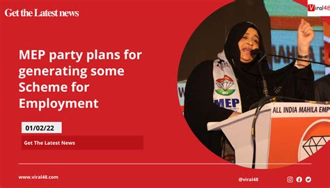 Viral48 The All India Mahila Empowerment Party Mep Has