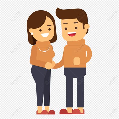 발렌타인 데이트 커플 Png 일러스트 무료 다운로드 Lovepik