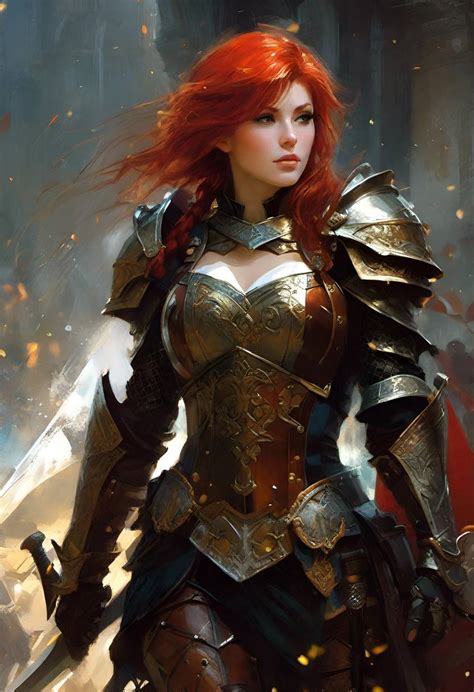 Redhead Warrior 0510 By Ionicai On Deviantart