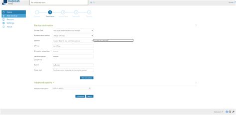 Duplicati Not Possible Connecting To A Bucket Using Api Key Cli To