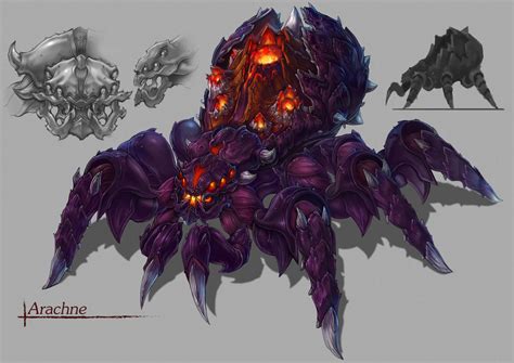 Monster Design Arachne By Cawang On Deviantart