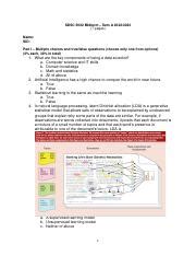 Key Components Of Data Science Midterm Study Guide Course Hero