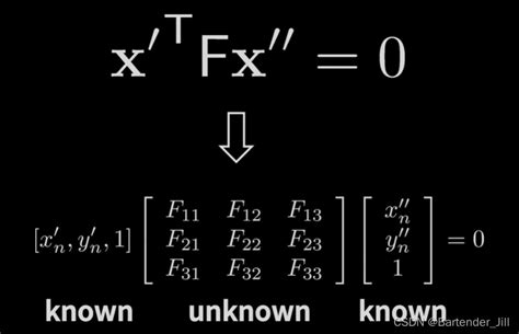 图形学渲染 大白话推导三维重建二 对极几何epipolar Geometry、基础矩阵fundamental Matrix、八点