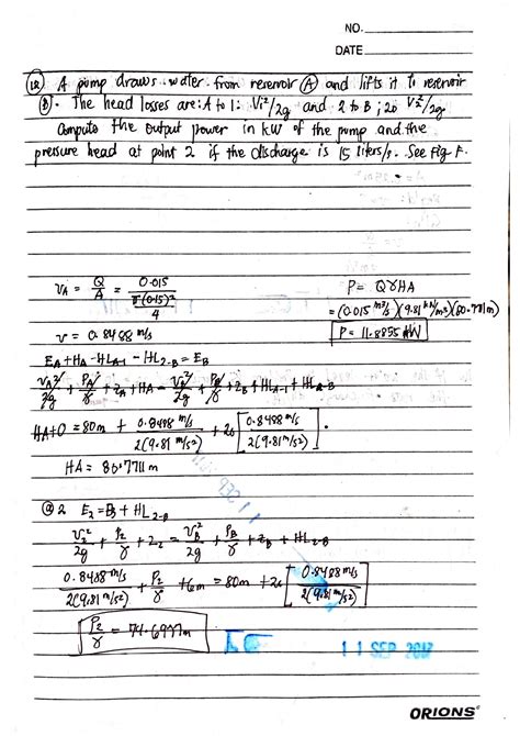 Solution Fluid Dynamics Problem Set 2 Studypool