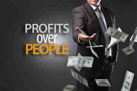 Profit Over People