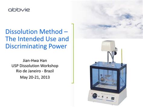 Dissolution Method Development Ppt Ppt
