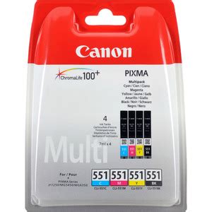 CARTOUCHE D ENCRE CANON PGI 550 XL CLI 551 PACK Vanden Borre