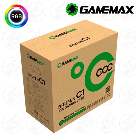 CASE GAMER S/ FUENTE GAMEMAX BRUFEN C1 PANEL ACRILICO LED- RGB (BRUFEN C1)