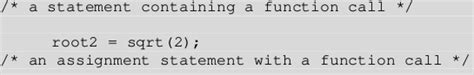 Simple And Compound Statements In C