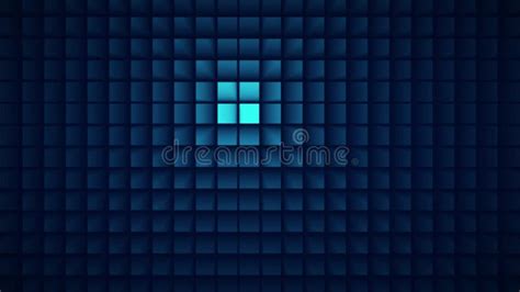 Colorful Digital Grid Squares Loop Background Abstract Digital Data