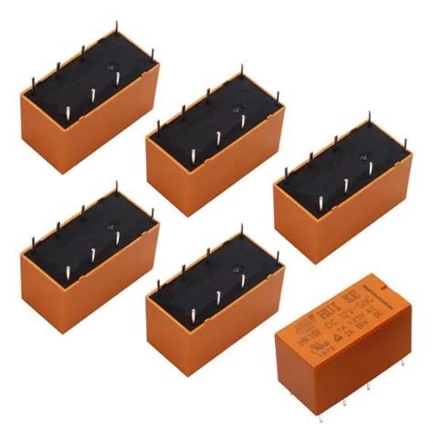 Tnisesm 6 Unids Bobina Dpdt Pcb Rele De Alimentacion Dc 12 Envío Gratis