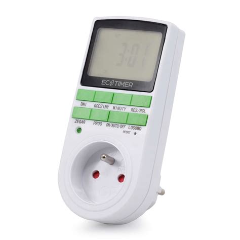Гнездо за таймер за аквариум Lcd електронен програматор бяло Emag Bg