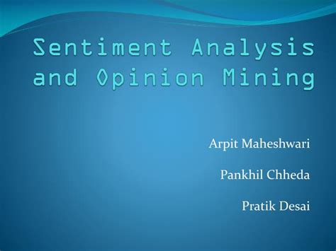 Ppt Sentiment Analysis And Opinion Mining Powerpoint Presentation Free Download Id 4747178