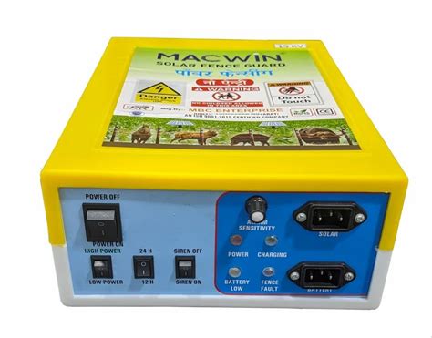 Abs Plastic Electric Fence System For Farm Industries Housing 12 Volts Dc At Rs 3599 In
