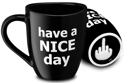 Decodyne Have A Nice Day Funny Coffee Mug White Elephant
