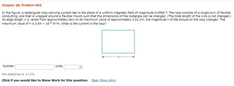 Solved Chapter 28 Problem 052 In The Figure A Rectangular Chegg