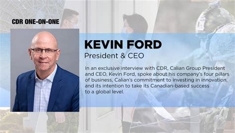 Cdr One On One Kevin Ford President And Ceo Calian Group Canadian