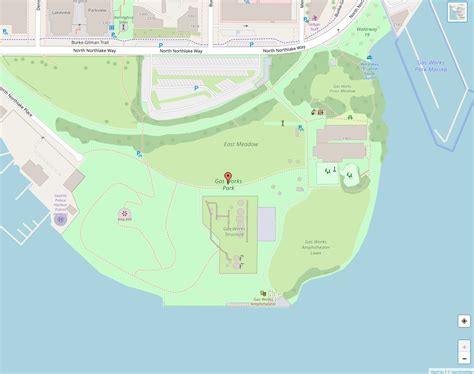 Gas Works Park Map Map Of Seattle