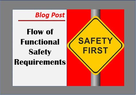 Flow Of Functional Safety Requirements