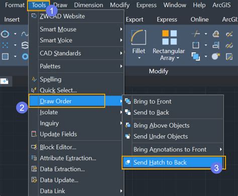 ★how to set the hatch pattern in the back in zwcad technical knowledge base en confluence