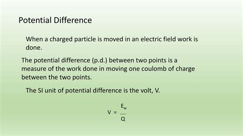 Unit 1 Electricity Electric Fields And Potential Difference Ppt Download