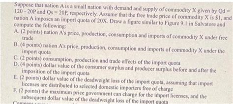 Solved Just Looking For The Explanations For Question E And