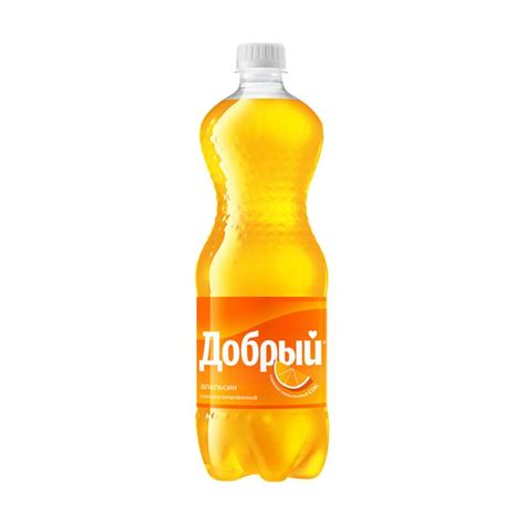 Напиток сильногазированный Апельсин Добрый с витамином С 1 л