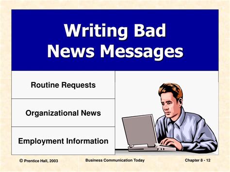 Ppt Writing Bad News Messages Powerpoint Presentation Free Download Id 7063619