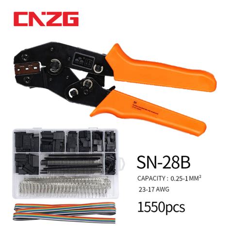 Sn B Pcs Dupont Crimping Tool Pliers Terminal Ferrule Crimper Wire Handset Terminals