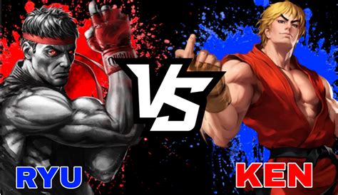 Ryu Vs Ken By Ruthlessguide1468 On Deviantart