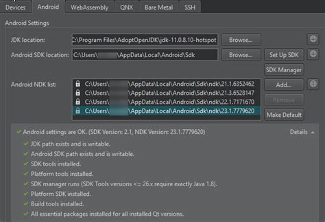Connecting Android Devices Qt Creator Manual