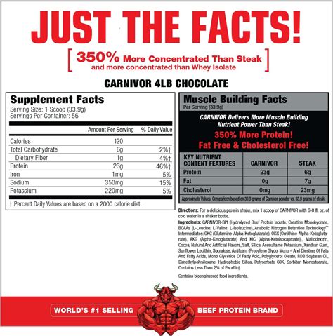 Телешки протеин Musclemeds Carnivor Beef Protein Isolate 1960 гр ТОП