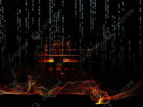 Working Digital Network Motion Technology Integer Photo Background And