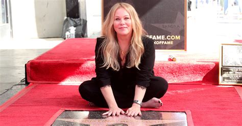 Christina Applegate Wasnt Wearing Shoes At Walk Of Fame Ceremony