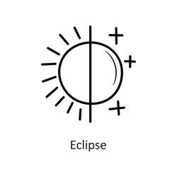 Outline Eclipse Solar Vector Images Over 1 800