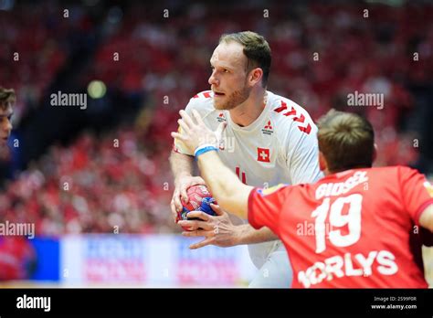 Lenny Rubin Schweiz 04 DEN Daenemark Vs Schweiz Handball IHF
