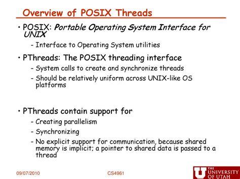 CS4961 Parallel Programming Lecture 5 Data And Task Parallelism Cont