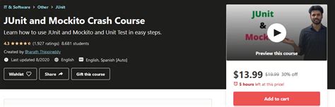 10 Best Junit And Mockito Tutorial And Courses Take This Course