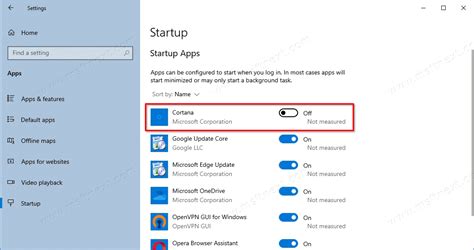 Stop Cortana From Starting Automatically In Windows 10
