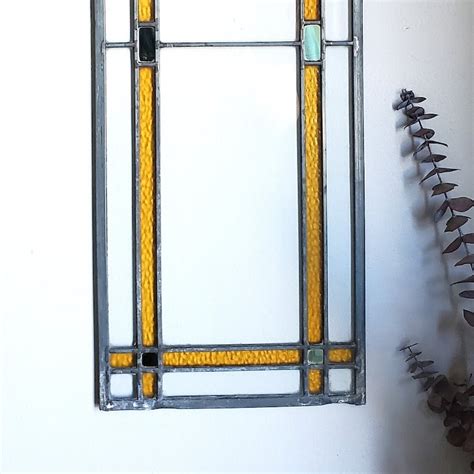 Leaded Glass Panel Etsy