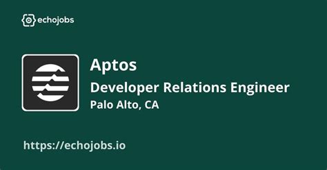 Aptos Is Hiring Developer Relations Engineer Usd 130k 210k Palo Alto Ca Rust Typescript R