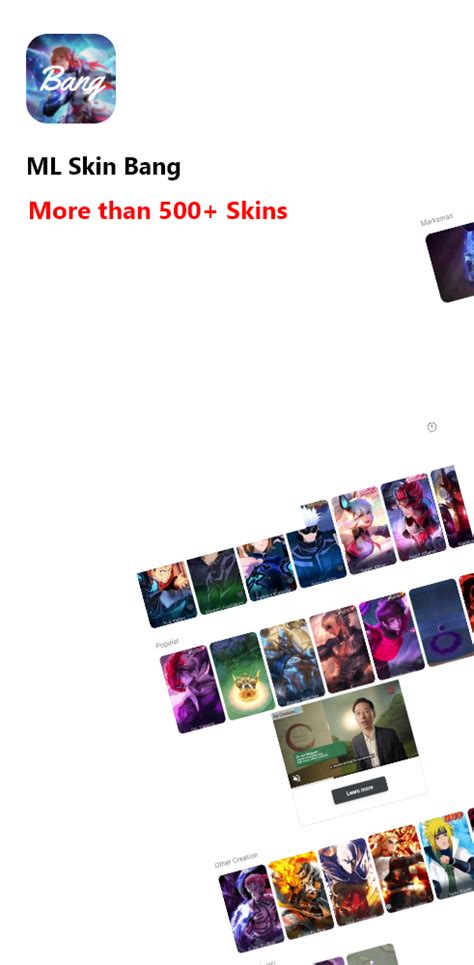 ดาวน์โหลดและรัน Ml Skin Bang Skin Tool Ml บน Pc ของคุณได้ฟรี