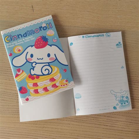 Cinnamoroll Notebook Writing Pad Mini Notepad Sheet Hobbies And Toys Stationery And Craft